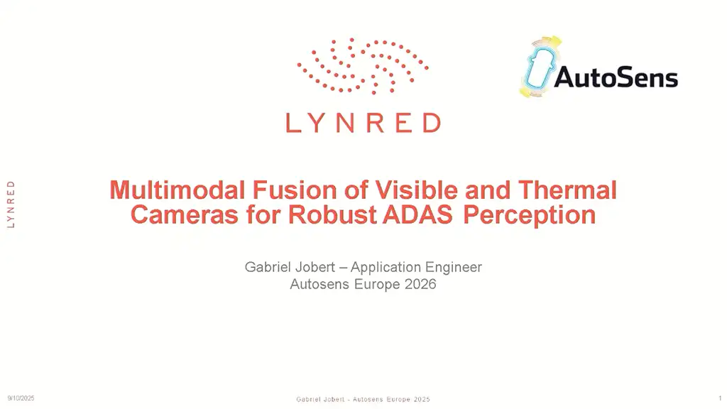 Multimodal Fusion of Visible and Thermal Cameras for Robust ADAS ...